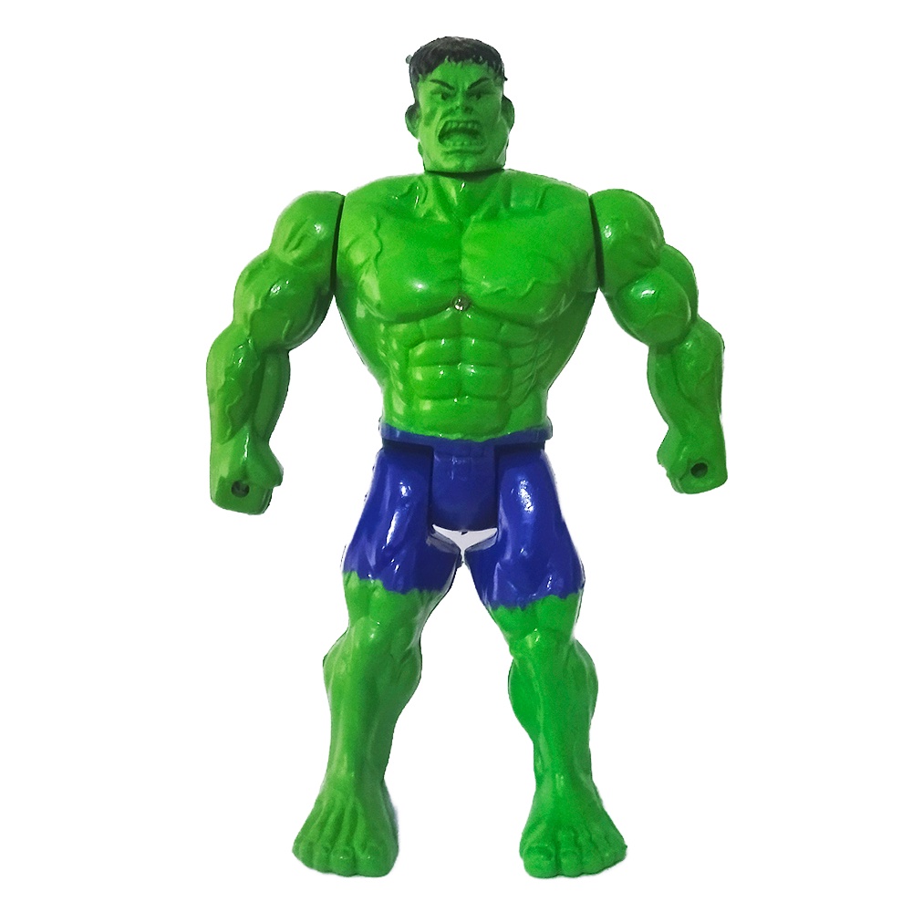 Boneco Hulk Miniatura Articulado 15cm Aventureiros | Shopee Brasil
