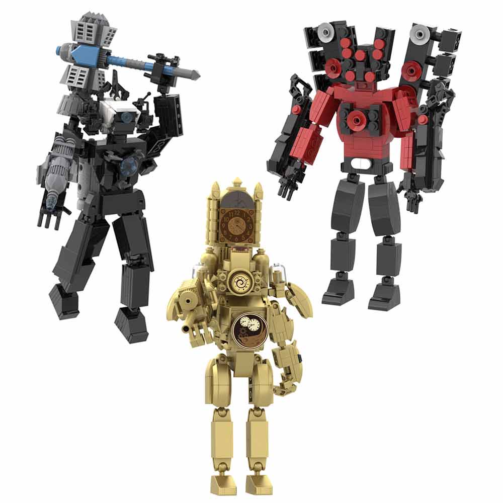 Mini Cameraman Model Building Blocks Set for Skibidi Toilet MOC Bricks ...