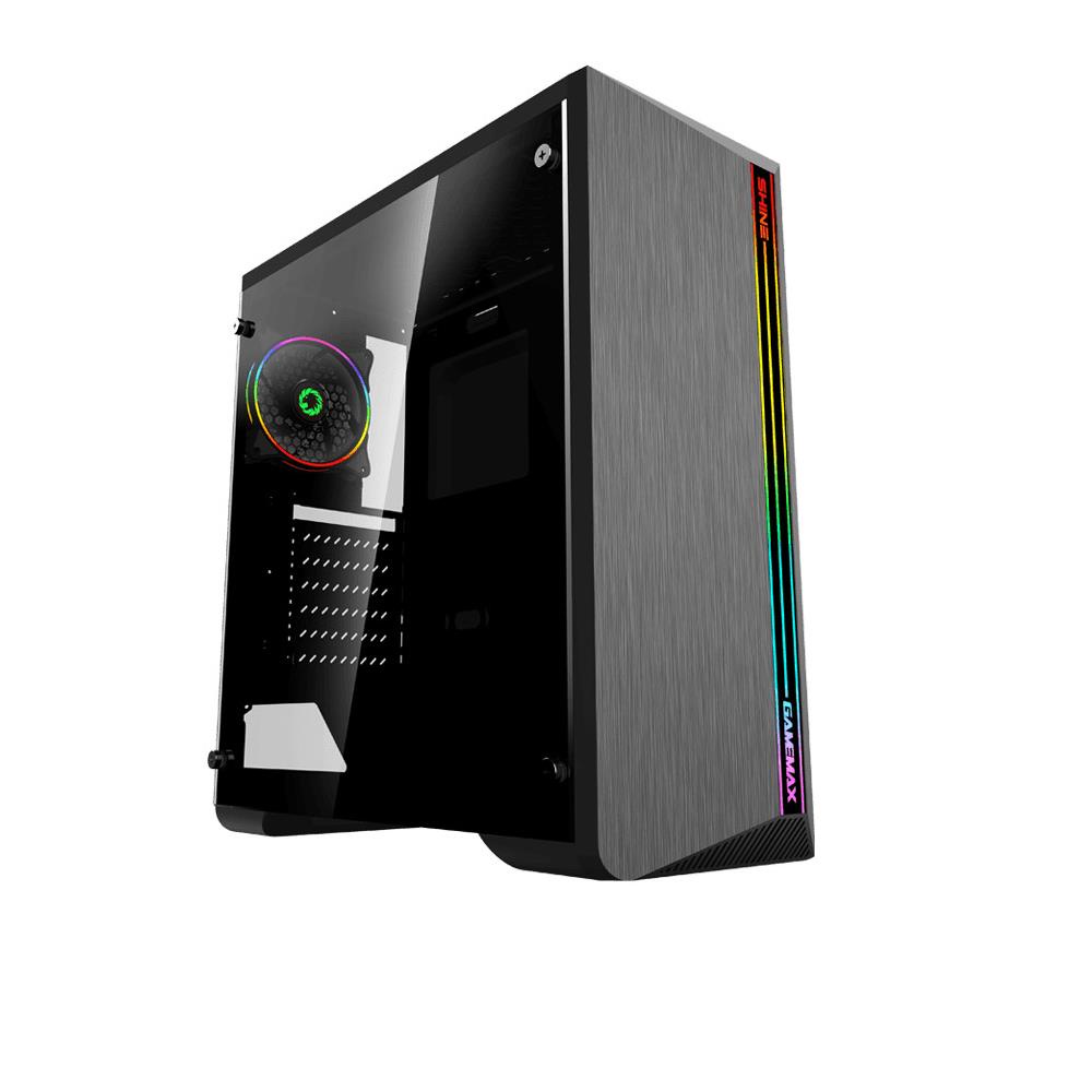 Gabinete Gamer Gamemax Shine G517 Mid Tower Com 1 Fan Preto | Shopee Brasil