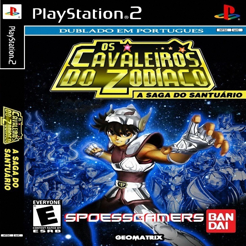Cavaleiros Dos Zodíaco A Saga Do Santuário Pt-br Ps2 Patch | Shopee Brasil
