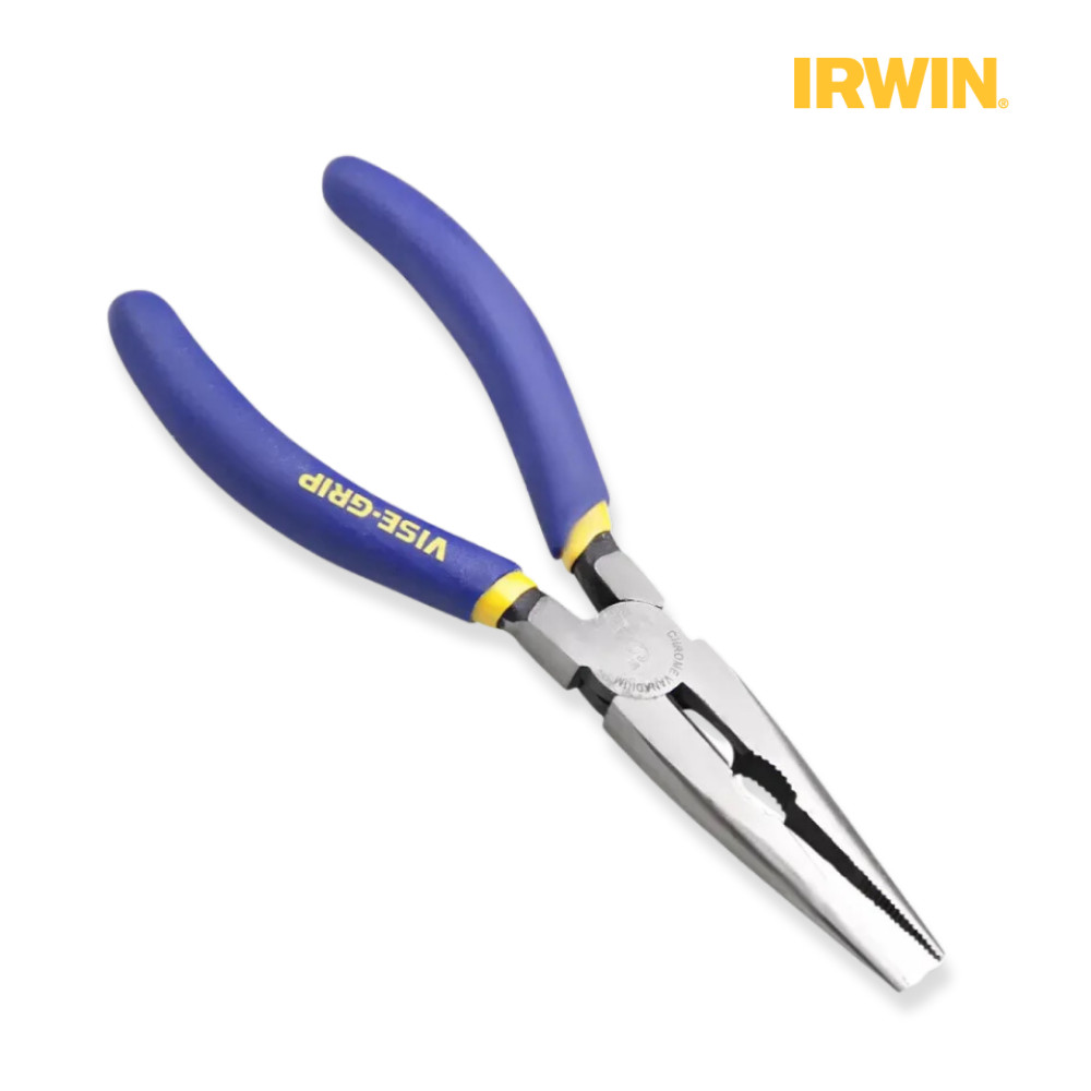 Alicate Bico Longo 6 Polegadas Irwin Eletricista Desencapador Fios Profissional Ajustável ...