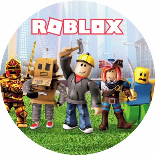 Painel Lona Redondo Festa Roblox | Shopee Brasil