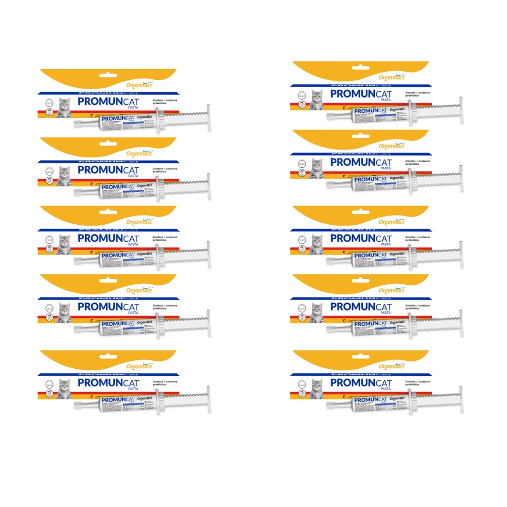 10 Suplemento Gatos Aumenta Imunidade Promun Cat Pasta 30g | Shopee Brasil