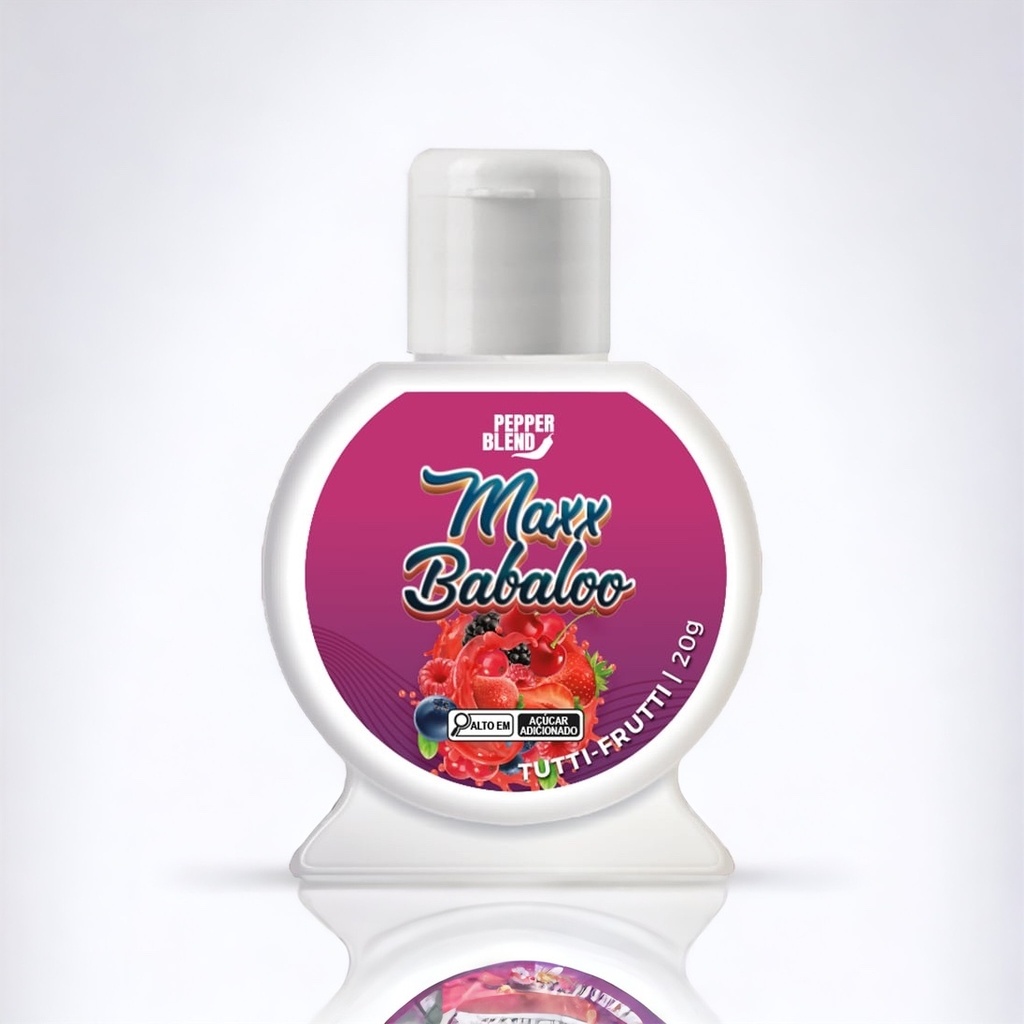 Max Babaloo Pepper Blend: Tutti-Frutti Gel Comestível para Saborizar o ...