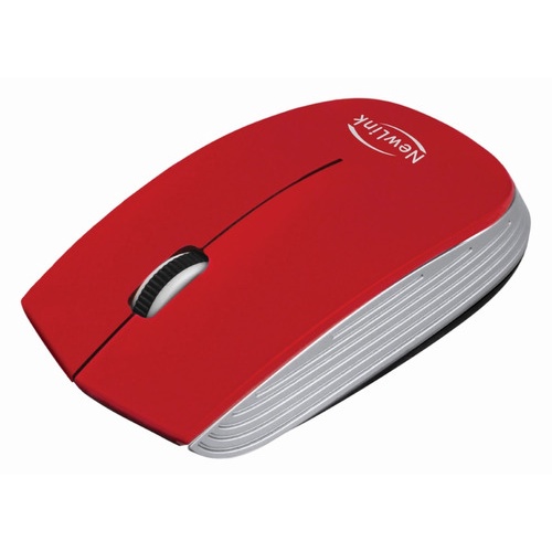 MOUSE WIRELESS 1600 DPI NEWLINK OPTIMUS VERMELHO MO221 LIBERDADE E ...