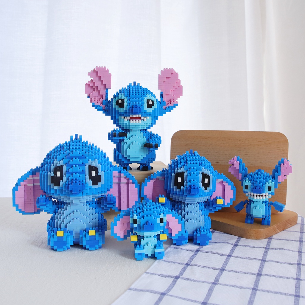 Blocos De Desenho Animado Disney Lilo & Stitch Nano Magic Block Toy ...