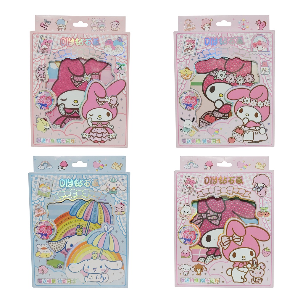 Kit de Pintura com Diamantes 5D Personagens Hello Kitty | Shopee Brasil