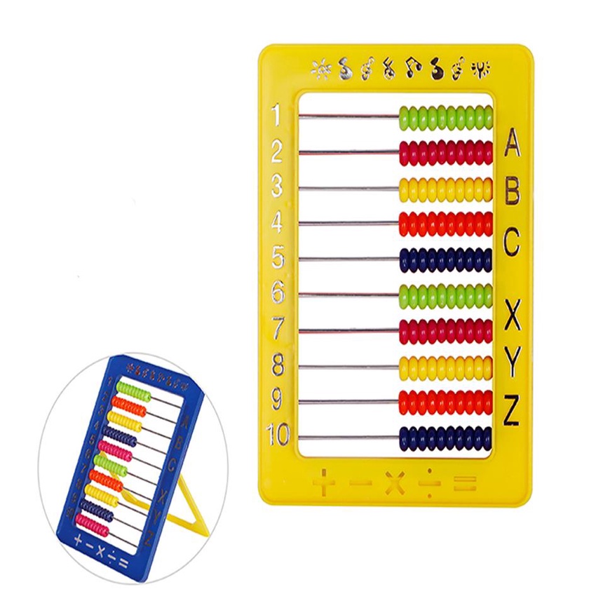 Abaco Contador Plastico Escolar Com 100 Bolinhas Matematica | Shopee Brasil
