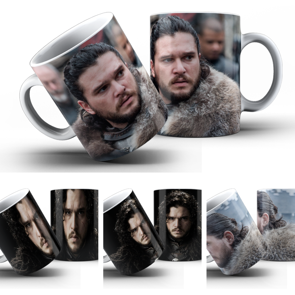 Caneca Jon Snow Porcelana Cerâmica Presente Coleção Café Xícara ...