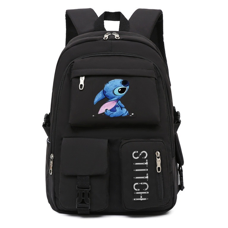 Mochila Stitch Feminina Mochila Escolar Notebook Usb Recarregável ...