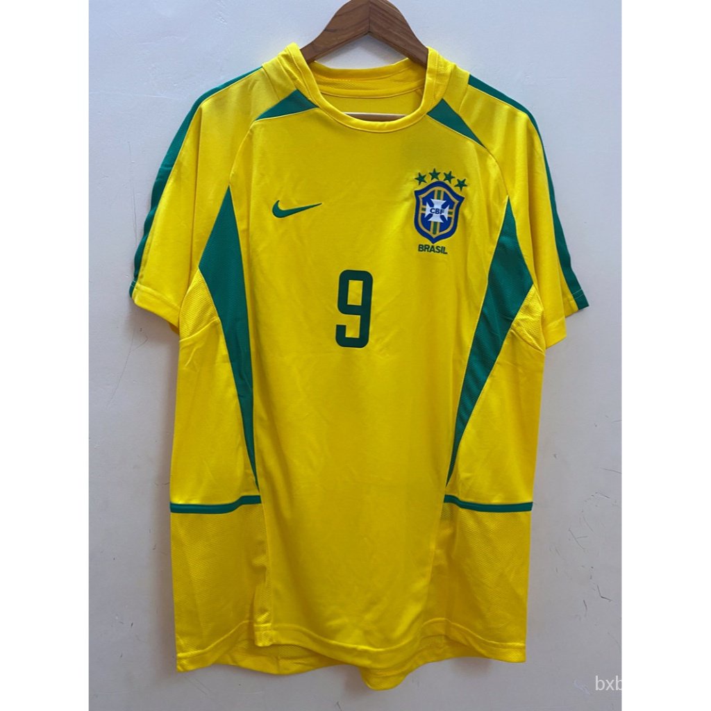 Brazil 9 Ronaldo 10 Rivaldo 11 Ronaldinho 2002 World Cup Retro Football ...