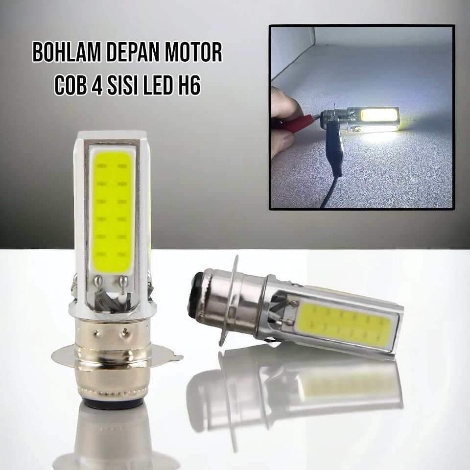 Motor Lâmpada Principal Modelo COB 4 Lados Assento LED H6 | Shopee Brasil