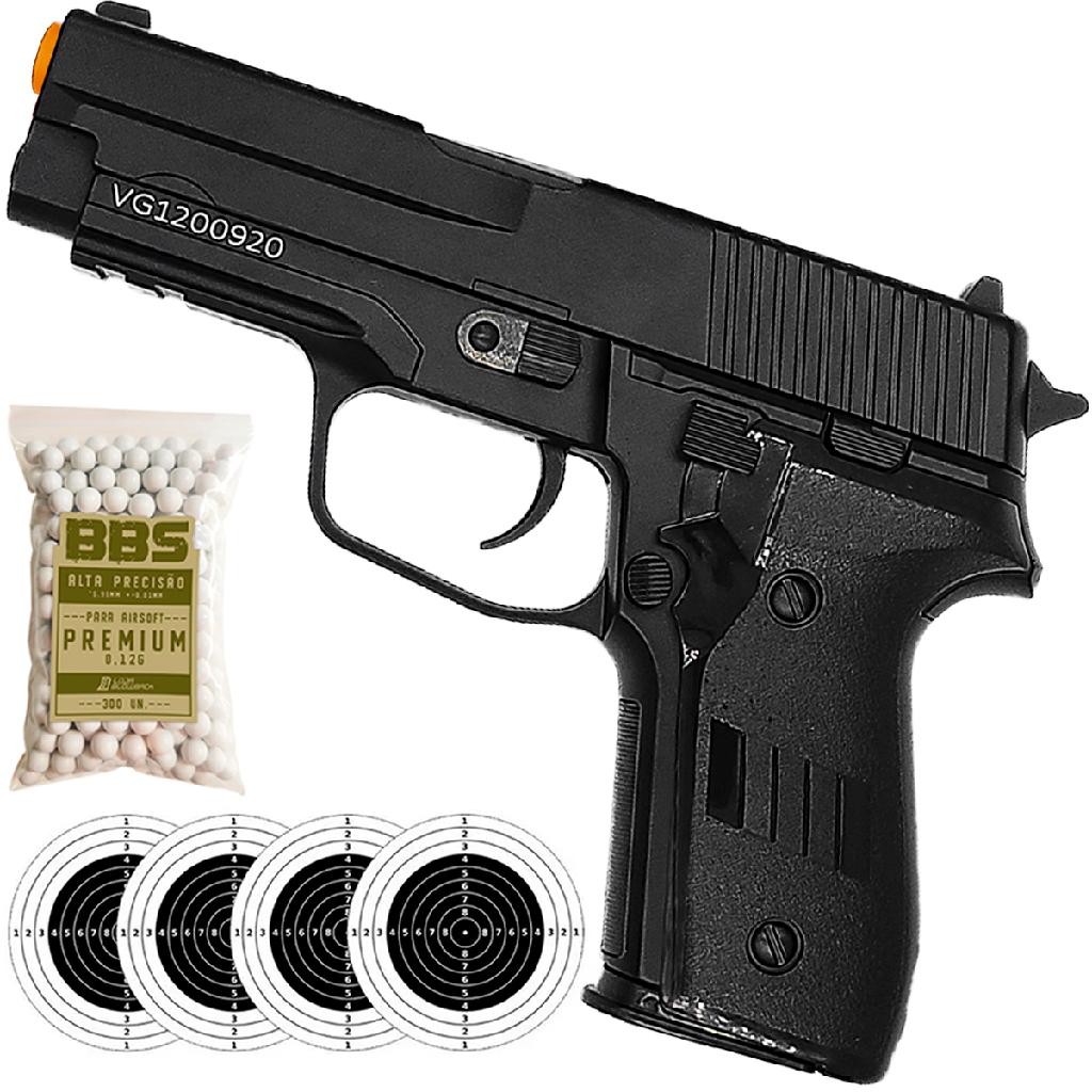 Pistola Airsoft Rossi P226 V12 Metal 6m Plataforma SIG Sauer Spring | Shopee Brasil