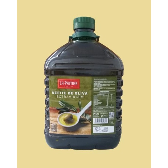 AZEITE DE OLIVA EXTRAVIRGEM LA PASTINA 5,05L | Shopee Brasil