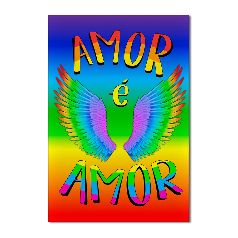 Painel Festa Retangular Lgbt Love | Shopee Brasil