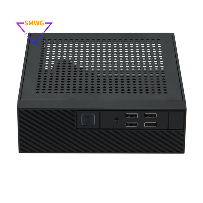 M10 Mini ITX Caixa Para Computador HTPC Chassi Host USB2.0 Gabinete De ...