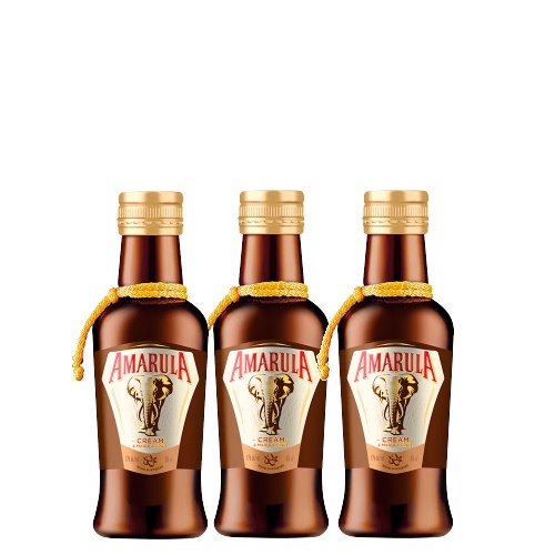 kit 3 MINIATURA MINI LICOR AMARULA 50ML | Shopee Brasil