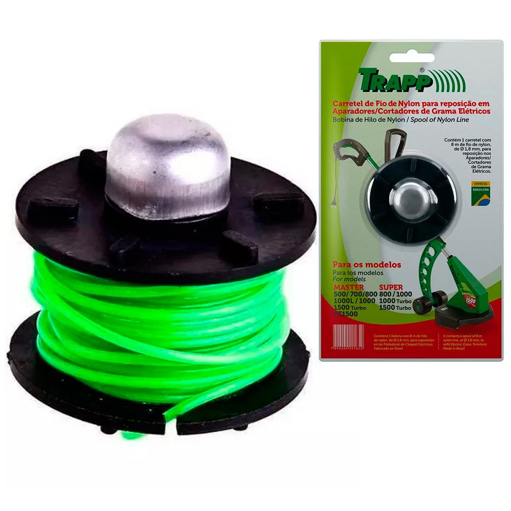 Carretel de nylon para Master 800/1000/AT1500/AT1800 Turbo e Super ...