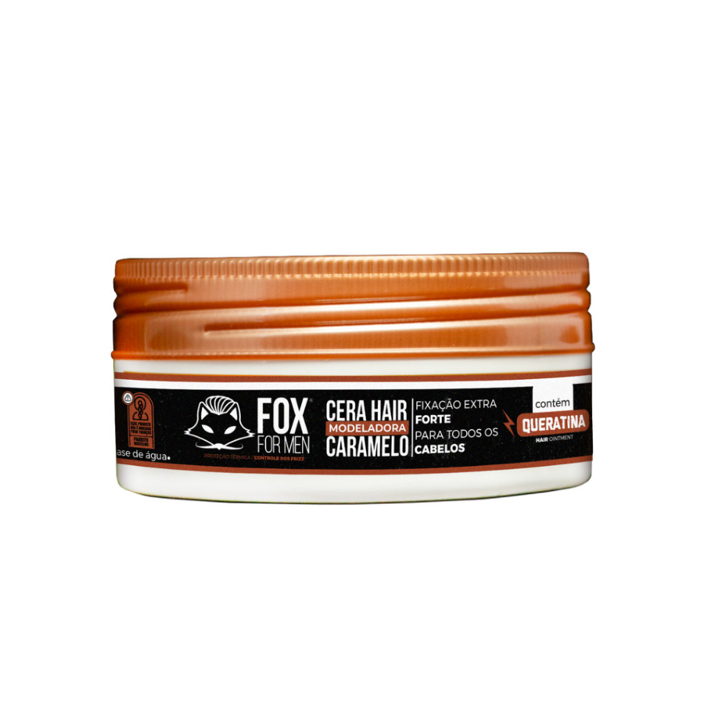 Cera Hair Caramelo 130g Fox For Men Modeladora 1 unidades | Shopee Brasil