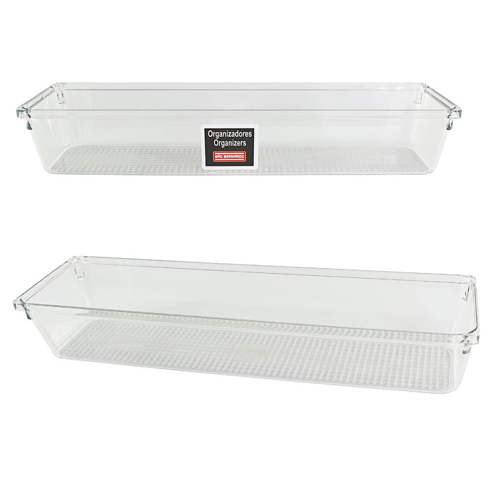 Organizador de Gavetas Transparente 30x8 | Shopee Brasil