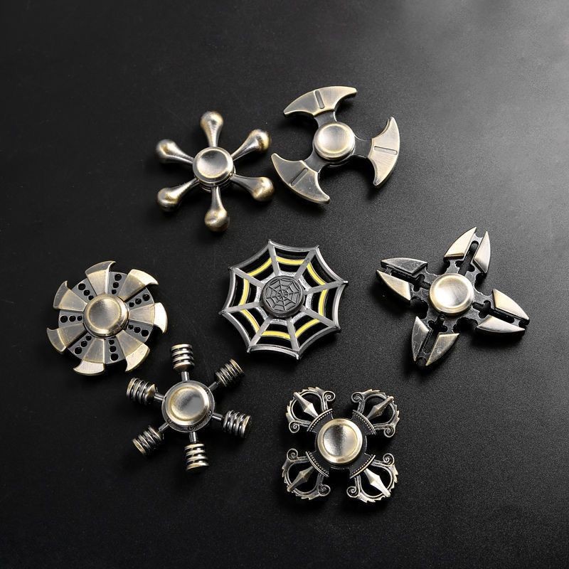 2025 novo estilo de Metal Fidget Spinner colorido girando dedo adulto ...