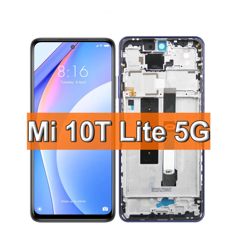 Vivid Display Para Xiaomi Mi 10T Lite 5G Com Aro Compativel M2007J17G ...