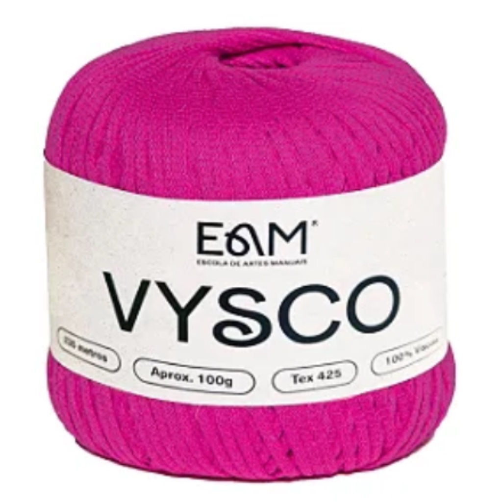 Fio Vysco Anne Galante 100% Viscose - 010 - Fucsia | Shopee Brasil