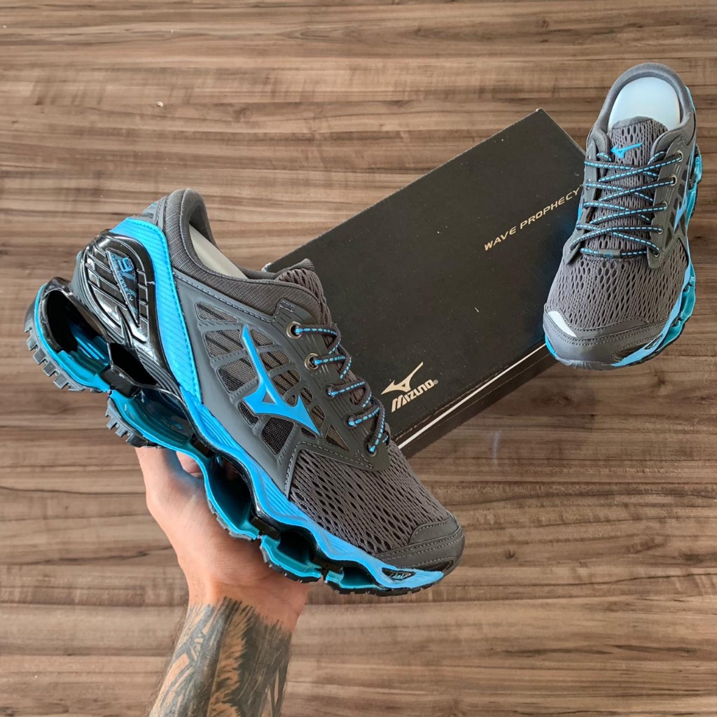Tênis Esportivo MIZUNO Pro 9 Preto Refletivo Black Total ENTREGA RAPIDA ...