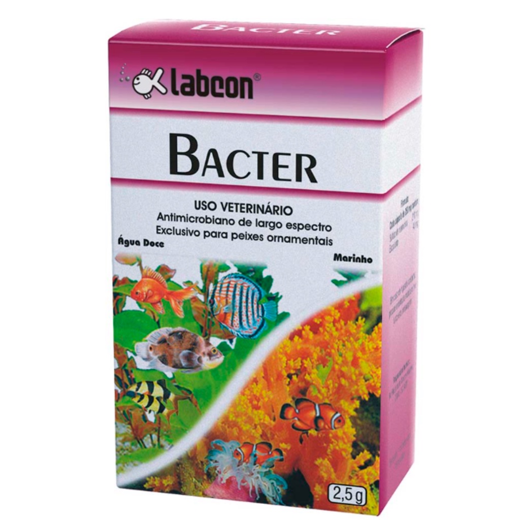 Labcon Bacter 10 Cápsulas Bactericida Para Peixes Alcon | Shopee Brasil
