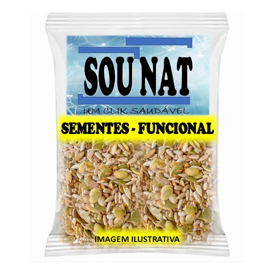 Mix Sementes Funcional Completo Saudável 500g | Shopee Brasil