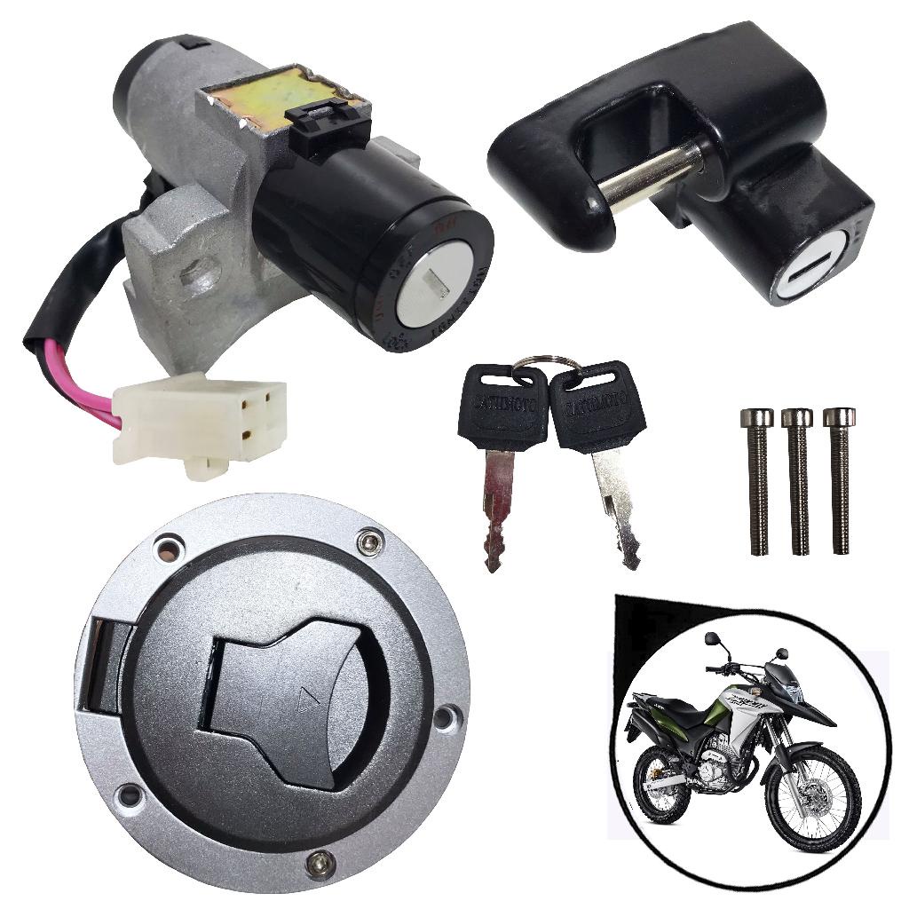 Kit Chave Ignição Contato Completa Xre 300 2016 Até 2018 Modelo ...