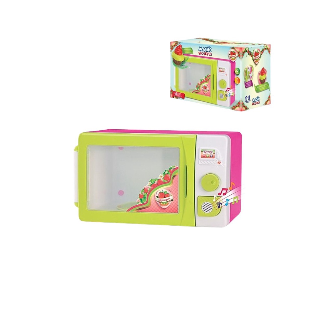 Micro-ondas de Brinquedo Infantil Com Som e Luz Magic Toys Casinha ...