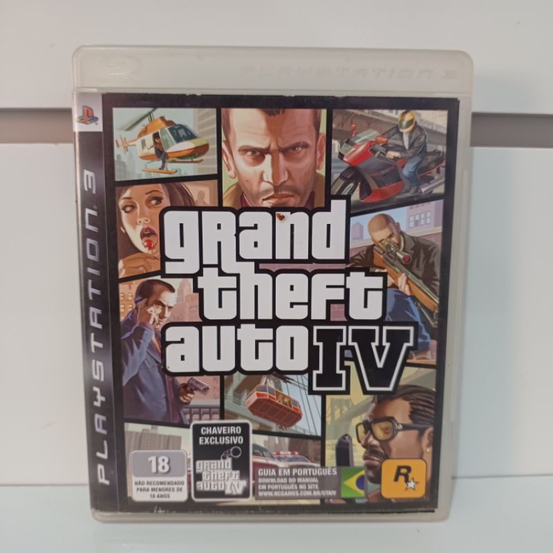 GTA 4 IV Grand Theft Auto Original Playstation PS3 físico | Shopee Brasil