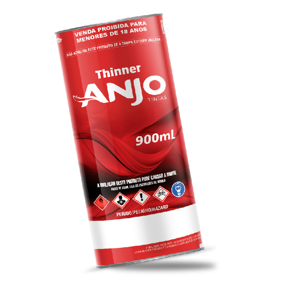 THINNER 2900 REDUTOR DILUENTE ANJO 900ML | Shopee Brasil