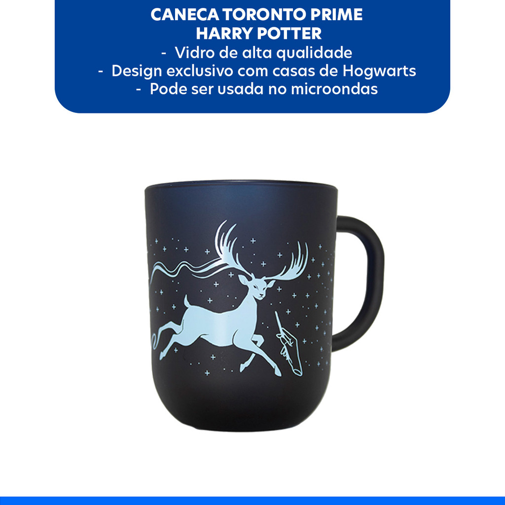 Caneca Harry Potter Casas Hogwarts 300ml Café Chá Resistente Microondas ...