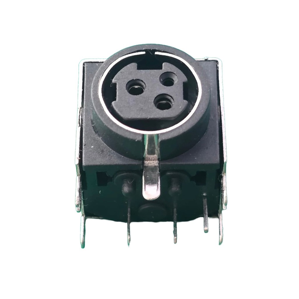 10x Conector Dc Power Jack Mini Din 3 Vias Femea Mpj-3p-S | Shopee Brasil