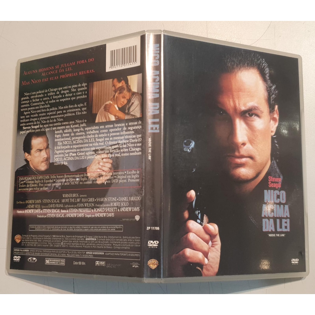Dvd Usado Nico Acima Da Lei | Shopee Brasil