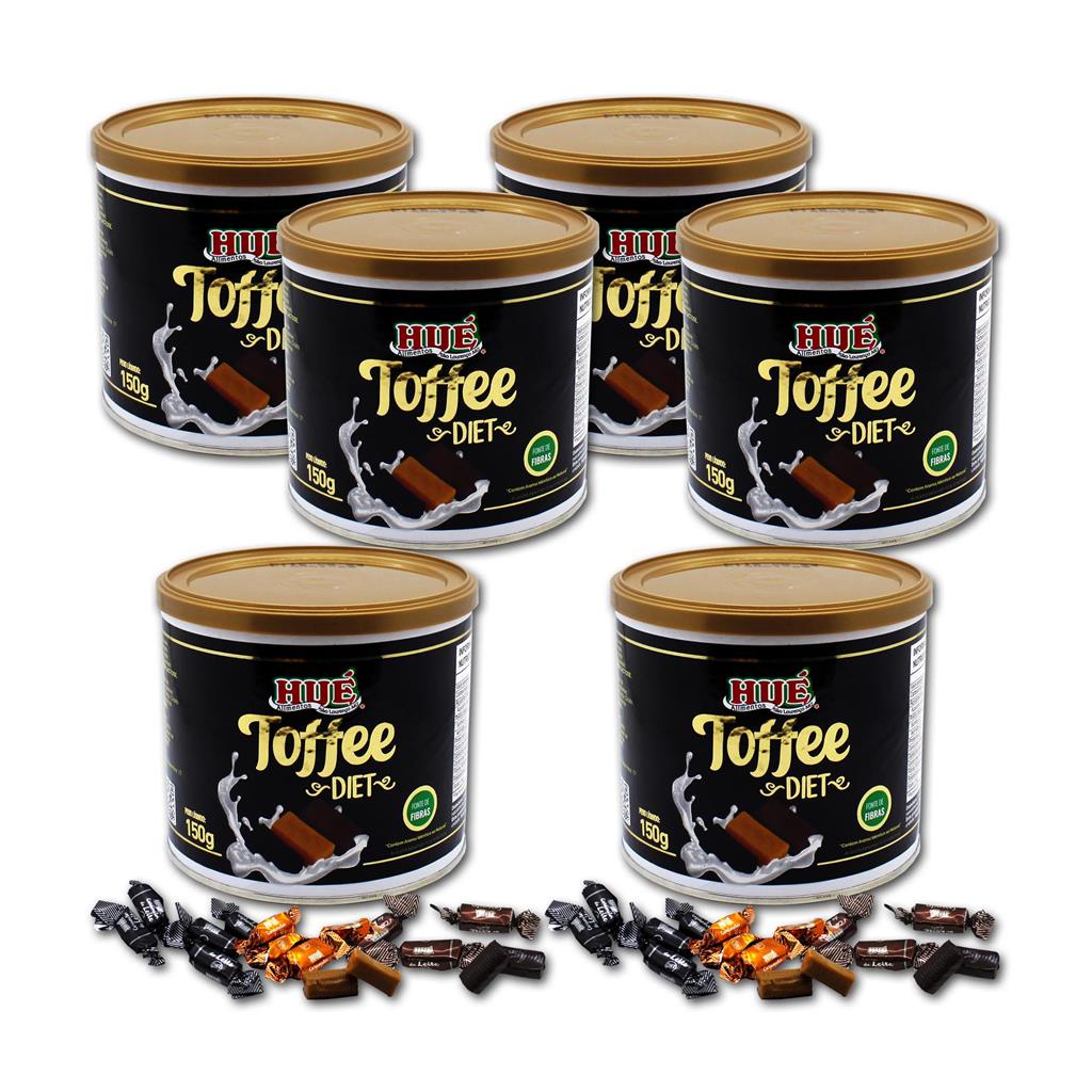 TOFFEE MISTO DIET HUE 150G SABORES CAFE LEITE CHOCOLATE 6 UN | Shopee ...