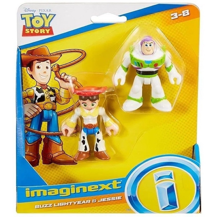 Boneco Toy Story 4 Buzz E Jessie Imaginext - Mattel Gft02 | Shopee Brasil