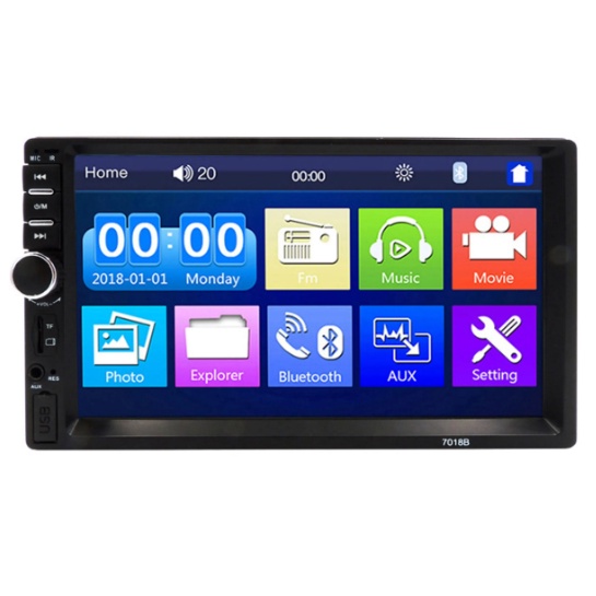 Central Multimídia Bluetooth Universal Espelhamento USB 7810 | Shopee Brasil