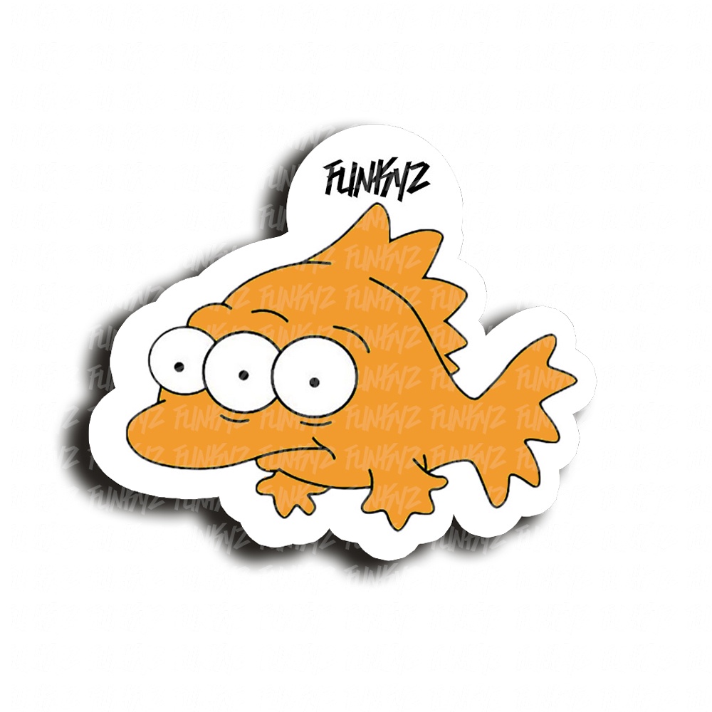 Aromatizante Peixe Blinky Simpsons Funkyz (Tipo Little Tree) | Shopee ...