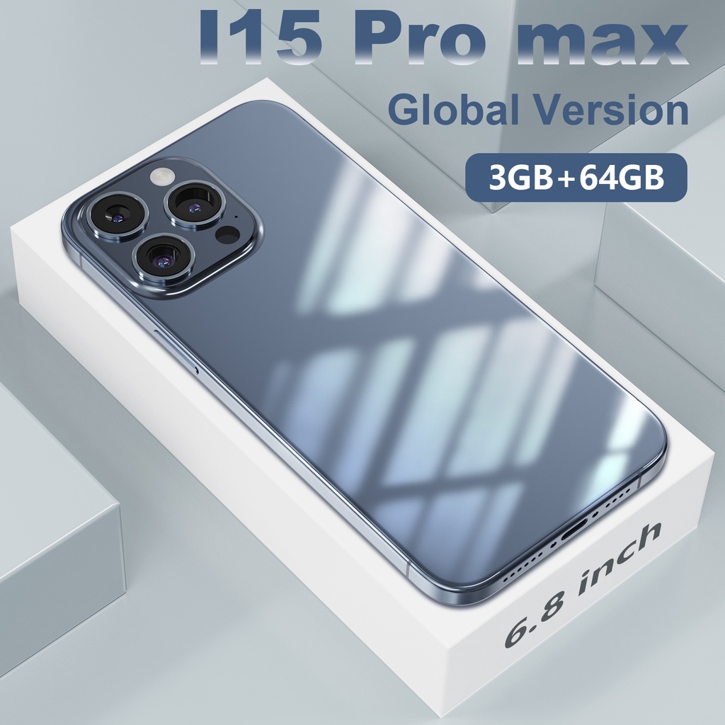 i15 Pro Max Desbloqueado 5G Celular Desbloqueio Facial Versão Global Tela Cheia HD De 7.3 ...