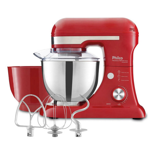 Batedeira Planetária PBP600V Turbo Inox Double Bowl 600W Philco 110V | Shopee Brasil