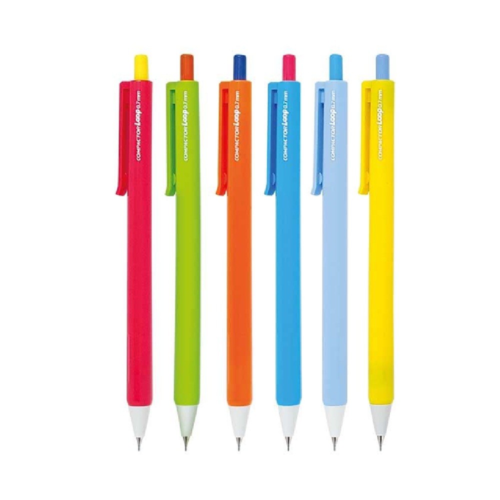 Lapiseira Loop Compactor 0.7mm Com Tubo De grafite | Shopee Brasil