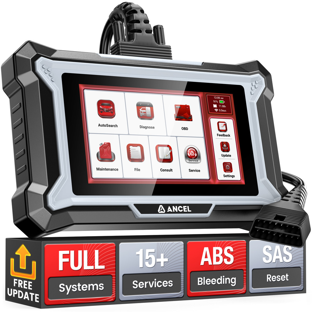 ANCEL DS200 Scanner OBD2 Para ABS SRS Transmissão Diagnóstico De Todos ...