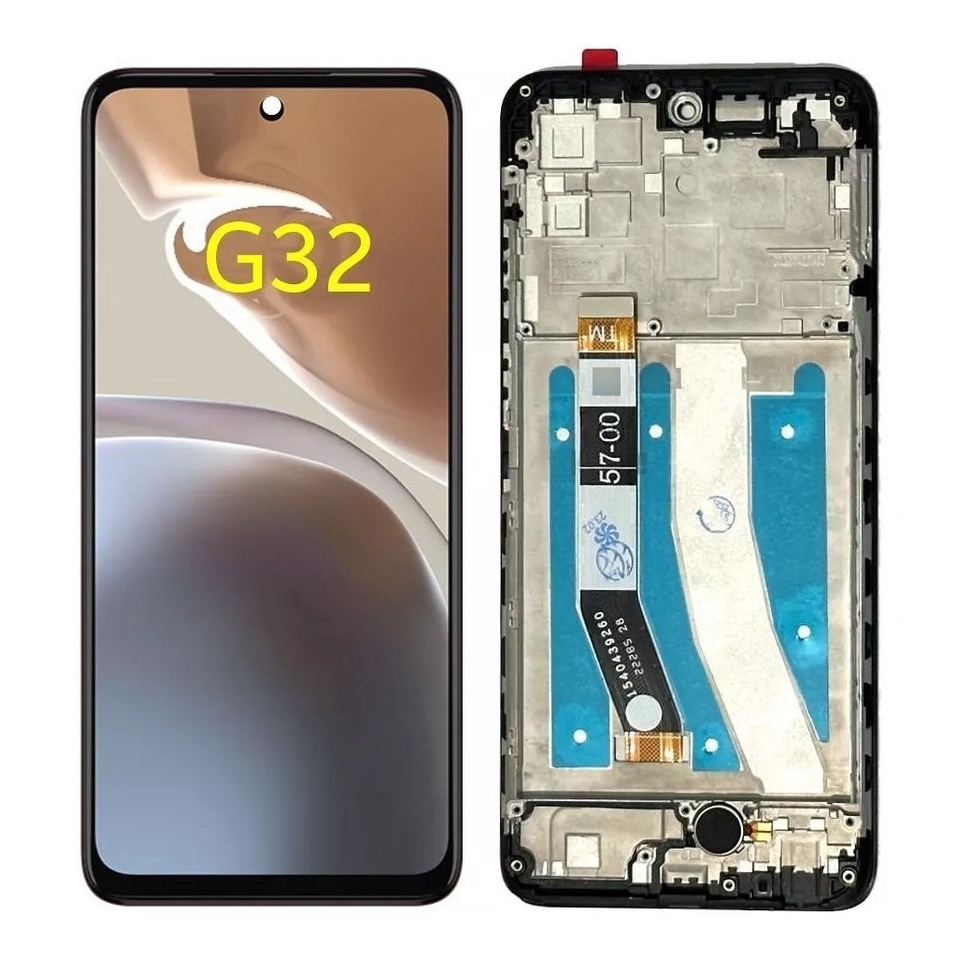 6.5" Display Para Moto G32 Frontal Touch Tela Compativel XT2235-3 Original Incell Lcd Com Aro ...