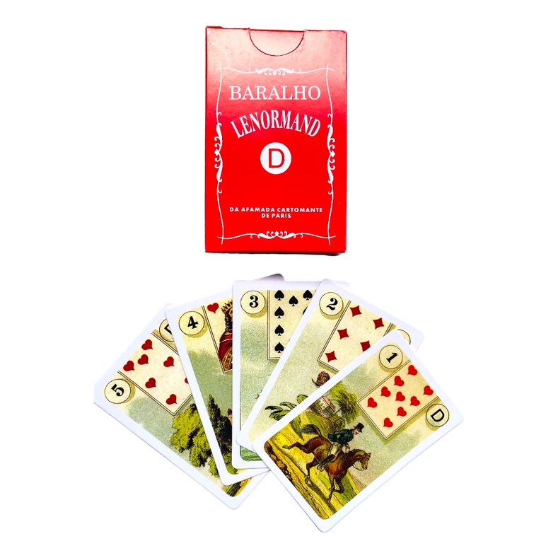Tarot Baralho Lenormand Cartomancia Jogo De Cartas | Shopee Brasil
