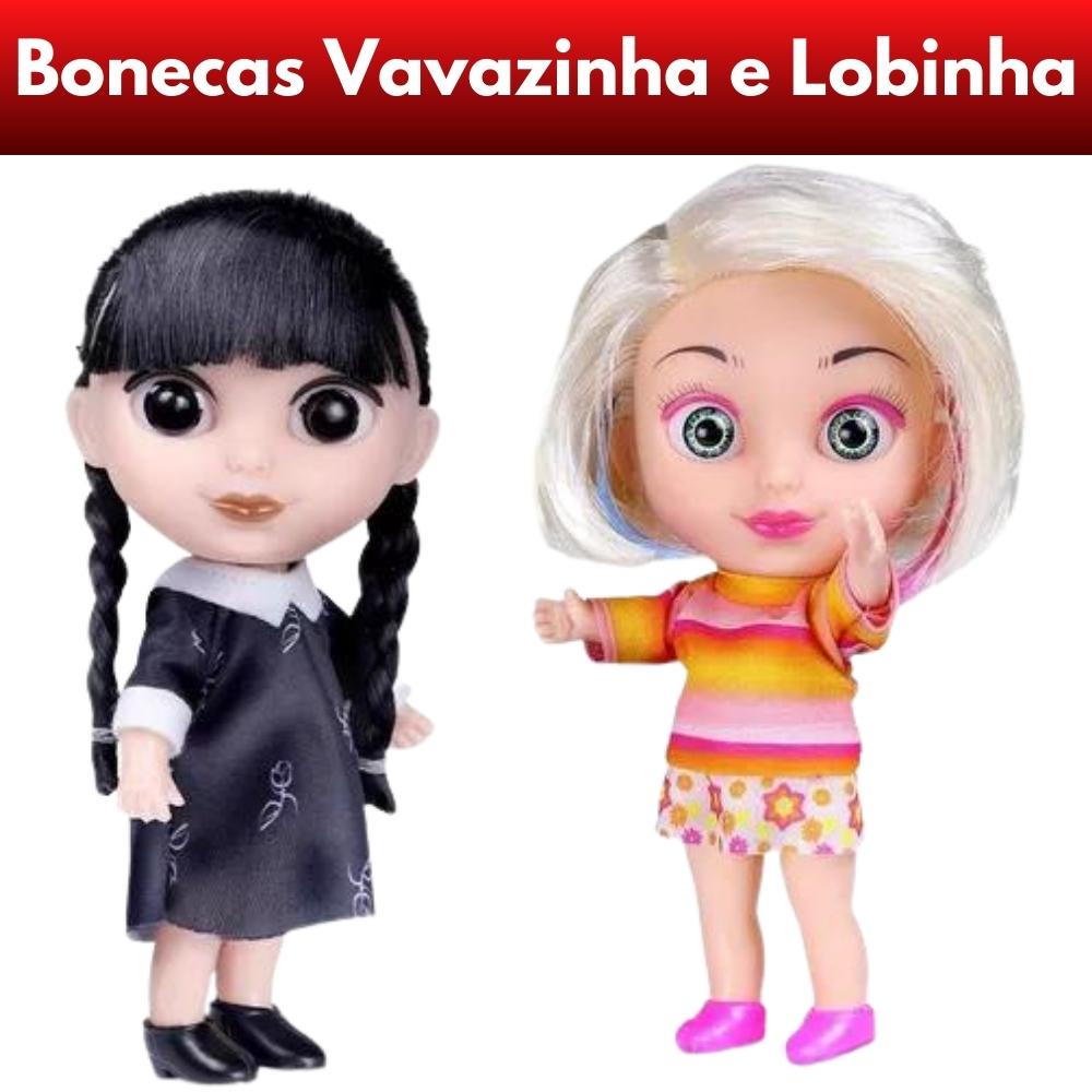 Bonecas Amiguinhas do Terror Vavazinha e Lobinha Wandinha Addams ...