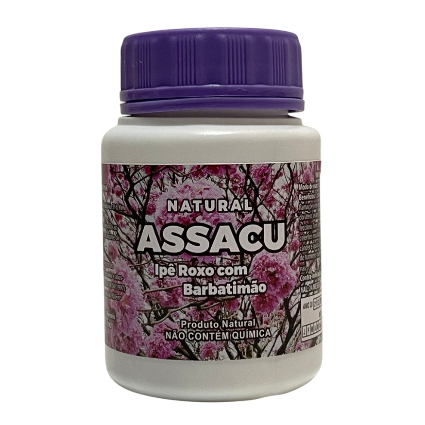 Kit 3 Assacu 30 Cápsulas Suplemento Natural Original Auxiliar no ...