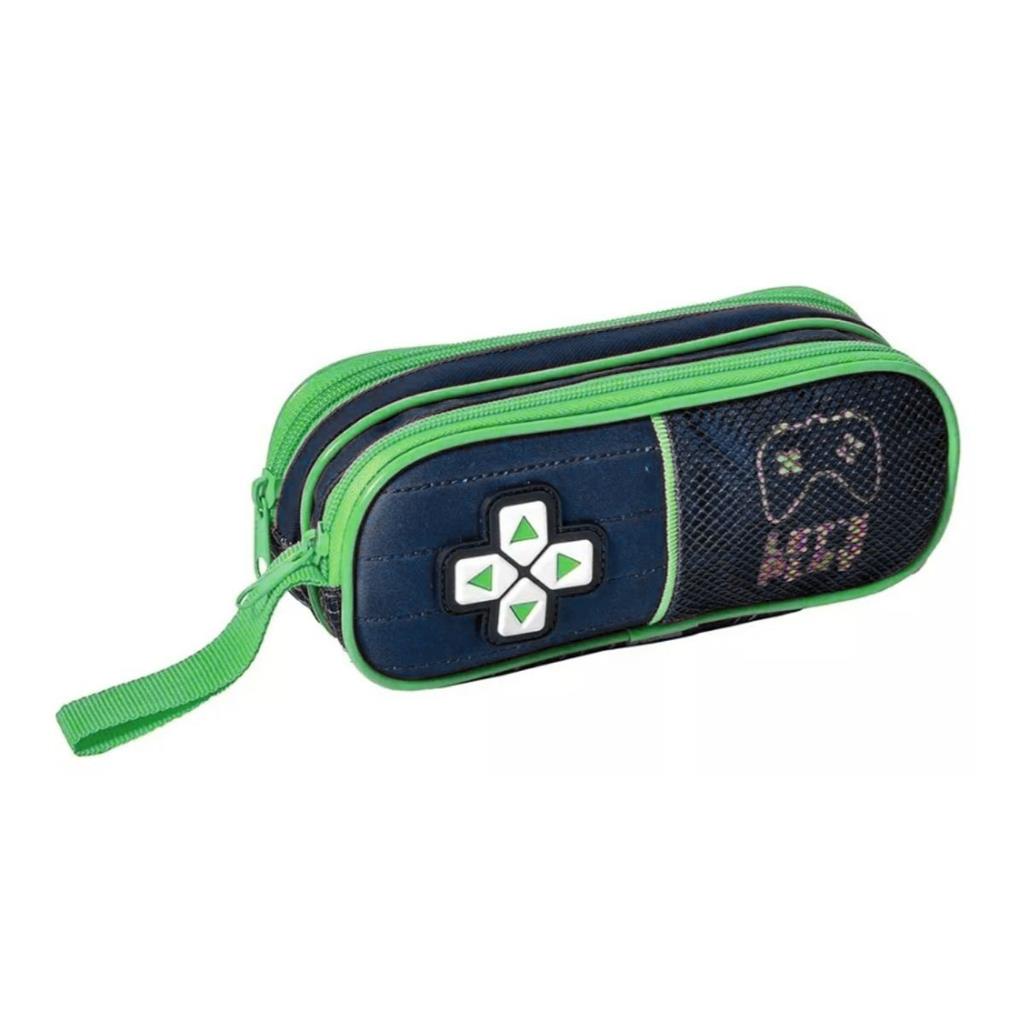 Estojo Duplo Video Game Escolar Organizador de Lapis Gamer - Clio ...